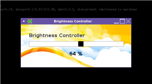 Playing with tideSDK, create a brightness controller for fluxbox